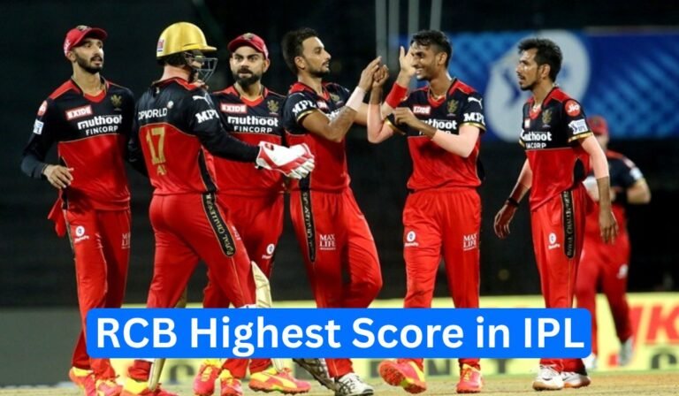 RCB Highest Score in IPL 2026 – Record, Stats & Match Highlights